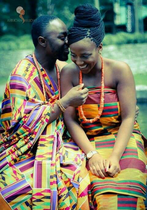 The African couple & The African marriage